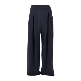 Max Mara Palude Wide-Leg Hose - - Trousers - Damen - Blau - 2XS