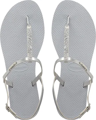 Havaianas You Riviera Crystal Damen Silber Sandalen