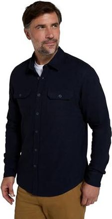 Mountain Warehouse Chemise Trace &agrave; Manches Longues et en Flanelle - Homme Bleu Marine XL
