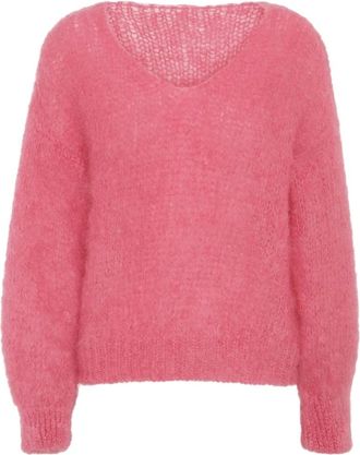 Americandreams Americandreams, Femme, Pulls, Rose, Taille: 38 FR Pull d&Eacute;t&eacute; en Mohair