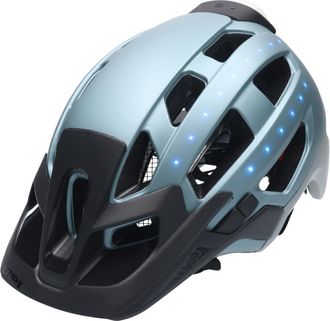 Uvex Finale Light 2.0 - sicherer City-Helm f&uuml;r Damen und Herren - inkl. LED-Licht - waschbare Innenausstattung - spaceblue matt - 52-57 cm