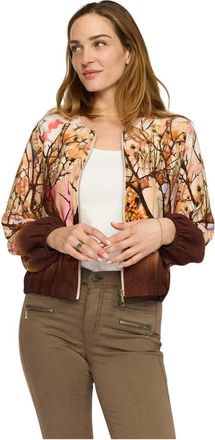 2-Biz Femme, Vestes, Multicolore, Taille: 44 FR Feuilles Brunes Serre-tête Élégant