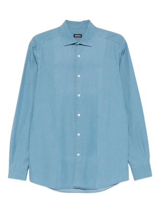 Ermenegildo Zegna Klassisches Hemd - Blau