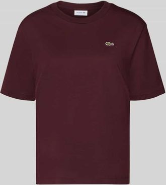 Lacoste Relaxed Fit T-Shirt aus reiner Baumwolle
