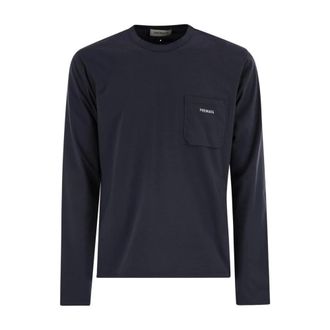 Premiata Langarm-T-Shirt mit Tasche - - Tops - Herren - Blau - L
