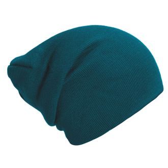 DonDon M&uuml;tze Herren M&uuml;tze Damen Winterm&uuml;tze Slouch Beanie - Petrolgr&uuml;n