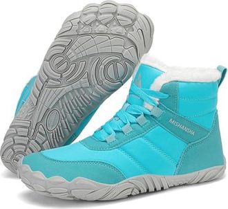 Mishansha Chaussures Hiver Homme Femme Chaussures Minimalistes Confortables Botte Hiver Antid&eacute;rapantes Bottes de Neige Souple Bottines Barefoot avec Chaude Doub