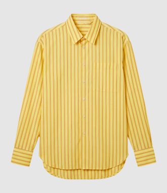 Mother Chemise The Roomie Frenchie Yellow Stripe