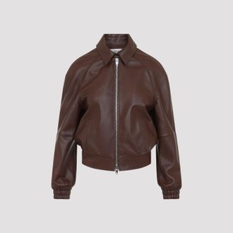 Celine Veste en cuir dagneau C&eacute;line