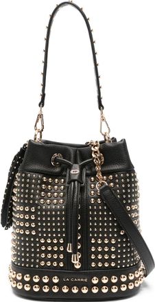 La Carrie sac seau Planet à détails de clous - Noir