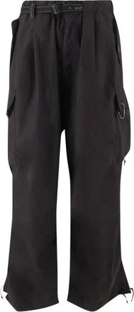 And Wander Homme, Pantalons, Noir, Taille: L Nylon Cargo Pants