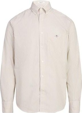 GANT Chemise col am&eacute;ricain &agrave; rayures en coton