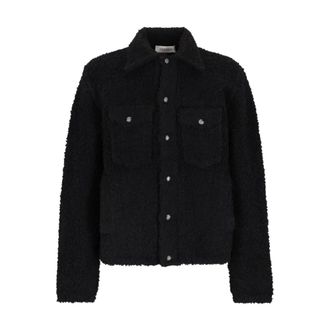 Laneus Stilvolle Gestrickte Herrenjacke - - Jackets - Herren - Schwarzk - M
