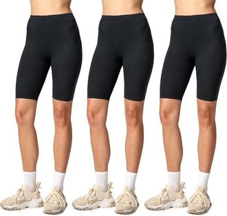 Merry Style Leggings Femme Court Tenue Sport Short MS10-145 (Noir/Noir/Noir, XXL)