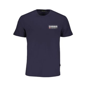 Napapijri Box Logo Tee - - Tops - Herren - Blau - M
