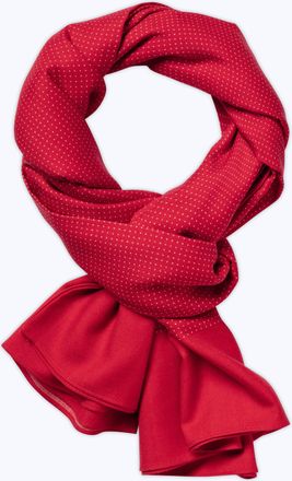 Fursac Echarpe en laine &agrave; pois - Taille Unique - Homme