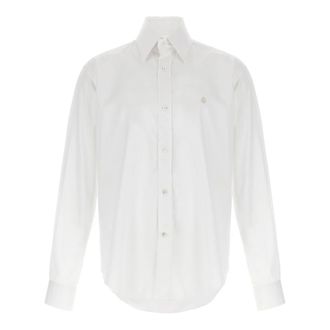 Alexander McQueen Skull Shirt - - Shirts - Herren - Wei&szlig; - XL