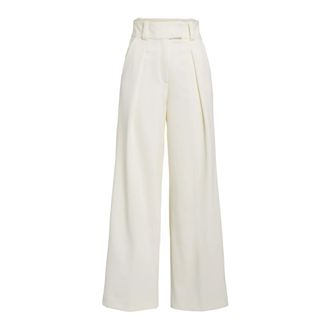 IVY OAK IVY Oak, Femme, Pantalons, Blanc, Taille: 38 FR Pantalon Large Blanc de Tailleur