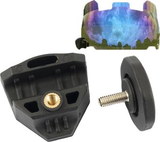 Generic Visierschrauben Fußball - Fußball-Visier-Clips, Ersatzschrauben, Schnellverschluss-Clips, Football-Helme, Rändelschrauben für Helme, Visier-Schnellbef