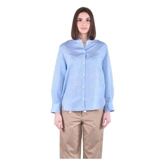 Woolrich Damen, Blusen & Hemden, Blau, SGr&ouml;&szlig;e