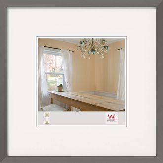 Walther Design Bilderrahmen grau 13 x 13 cm Peppers Holzrahmen BP313D