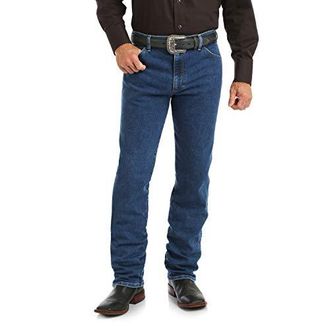 Wrangler Cowboy Cut Active Flex Jean Extensible Coupe Cowboy Originale pour Homme, Délavé, 38W x 36L
