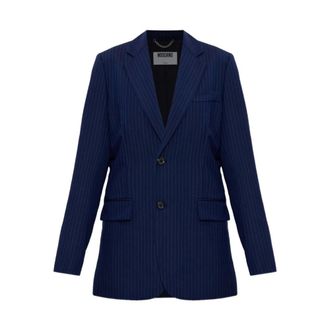 Moschino Damen, Jacken, Blau, SGr&ouml;&szlig;e