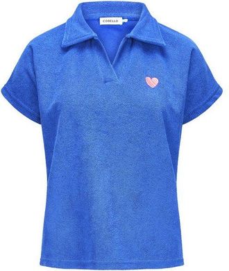 Codello V-Shirt mit Herz-Stickerei