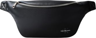 Calvin Klein Herren Bauchtasche Mono Logo Waistbag Verstellbar, Schwarz (Black), Einheitsgr&ouml;&szlig;e
