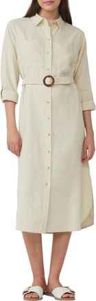 s.Oliver Hemdblusenkleid im Relaxed Fit mit geflochtenem Gürtel