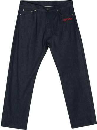 Off-white Bootcut Jeans - Dunkelblau