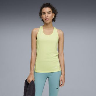 Puma TAD ESSENTIALS Racerback-Tanktop Damen, Kleidung, Gr&uuml;n, XXS