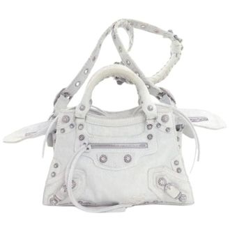 Balenciaga Pochette Pre-owned Vintage Handbag - Femme - Pre-owned - Bleu - Taille: ONE Size