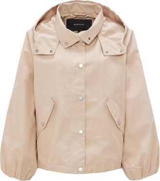 OPUS Damen Jacke | Jacke HILVI Loose mit wasserabweisender Oberfläche Soft Oat, 40