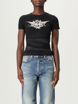 Diesel T-Shirt DIESEL Femme couleur Noir