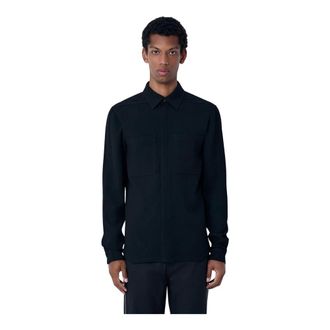 Rick Owens Homme, Chemises, Noir, Taille: S Chemise de travail