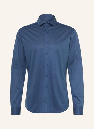 Seidensticker Seidensticker Jerseyhemd Shaped Fit blau