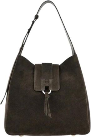 Hogan Sac Hobo Hobo Trend - Femme - Sacs - Brun - Taille: ONE Size