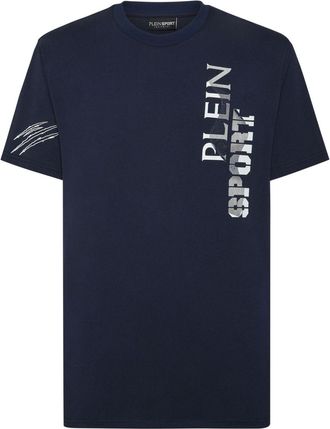 Plein Sport Wave T-Shirt mit Logo-Print - Blau