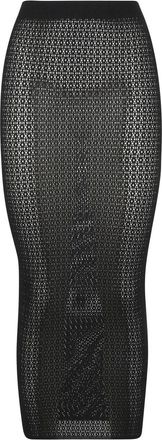 Wolford Femme, Jupes, Noir, Taille: 42 FR Midnight Grace Midi Skirt