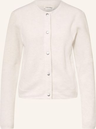Icebreaker Fleecejacke Merino 800 Realfleece Mit Merinowolle weiss