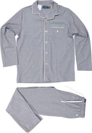 Polo Ralph Lauren Herren Pyjama blau Jersey-Baumwolle Kariert