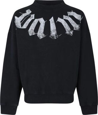 Palm Angels SweaT-shirt graphique noir - Homme - Sweatshirts et sweats &agrave; capuche - Noir - Taille: 2XL
