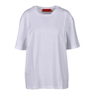 Wild Cashmere Soft Cashmere Blend T-Shirt - - Tops - Damen - Wei&szlig; - S