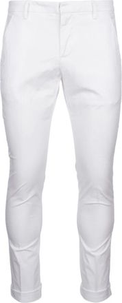 Dondup Homme, Pantalons, Blanc, Taille: W28 Slim-fit Pantalons