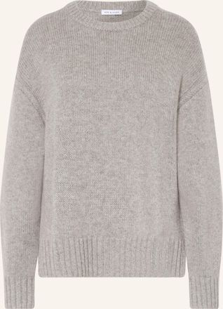 Mrs & Hugs Mrs & Hugs Oversized-Pullover Mit Cashmere grau