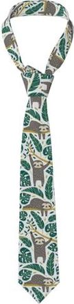 Generic Cravate Feuilles De Palmier Tropicales De S-Loths Confortable Men Tie Classique Cravates Homme Pour F&ecirc;te Affaires &Eacute;v&eacute;nements