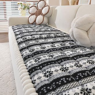 Generic Sofabezug, ultraweicher, Flauschiger Plüsch-Sofaschutz, rutschfeste, waschbare Sofabezüge für Haustiere, haustierfreundliche Hundematte für Couches un