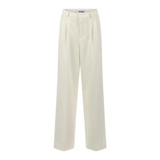 Rossi Noa Fluid Cade Hose mit weitem Bein - - Trousers - Damen - Beige - L