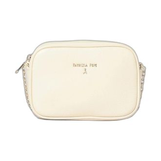 Patrizia Pepe Petit sac bandouli&egrave;re Camera Bag - Femme - Sacs - Beige - Taille: ONE Size
